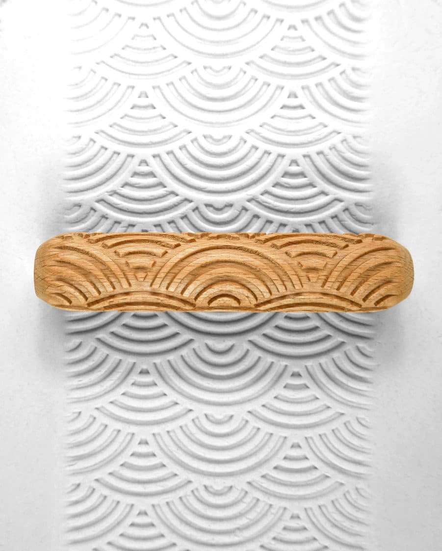 Rising Sun - Clay Texture Roller, Pottery Hand Roller - Sanbao | Sirens ...