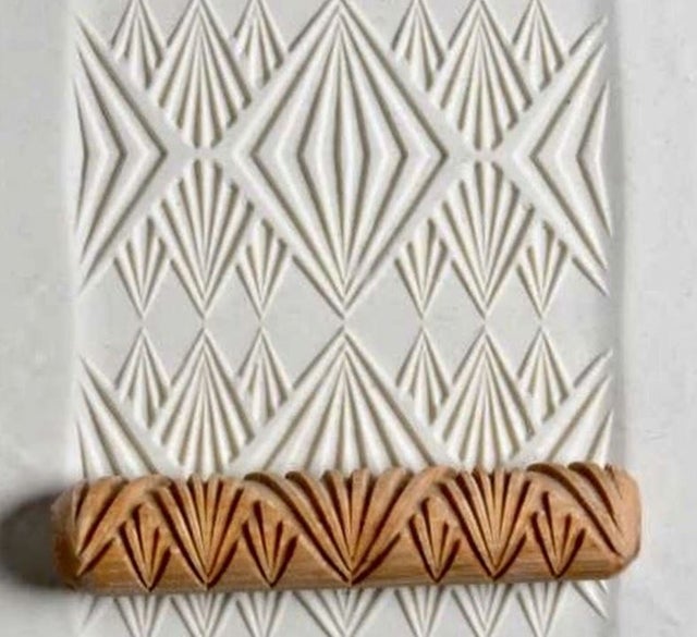 palm leaf texture roller