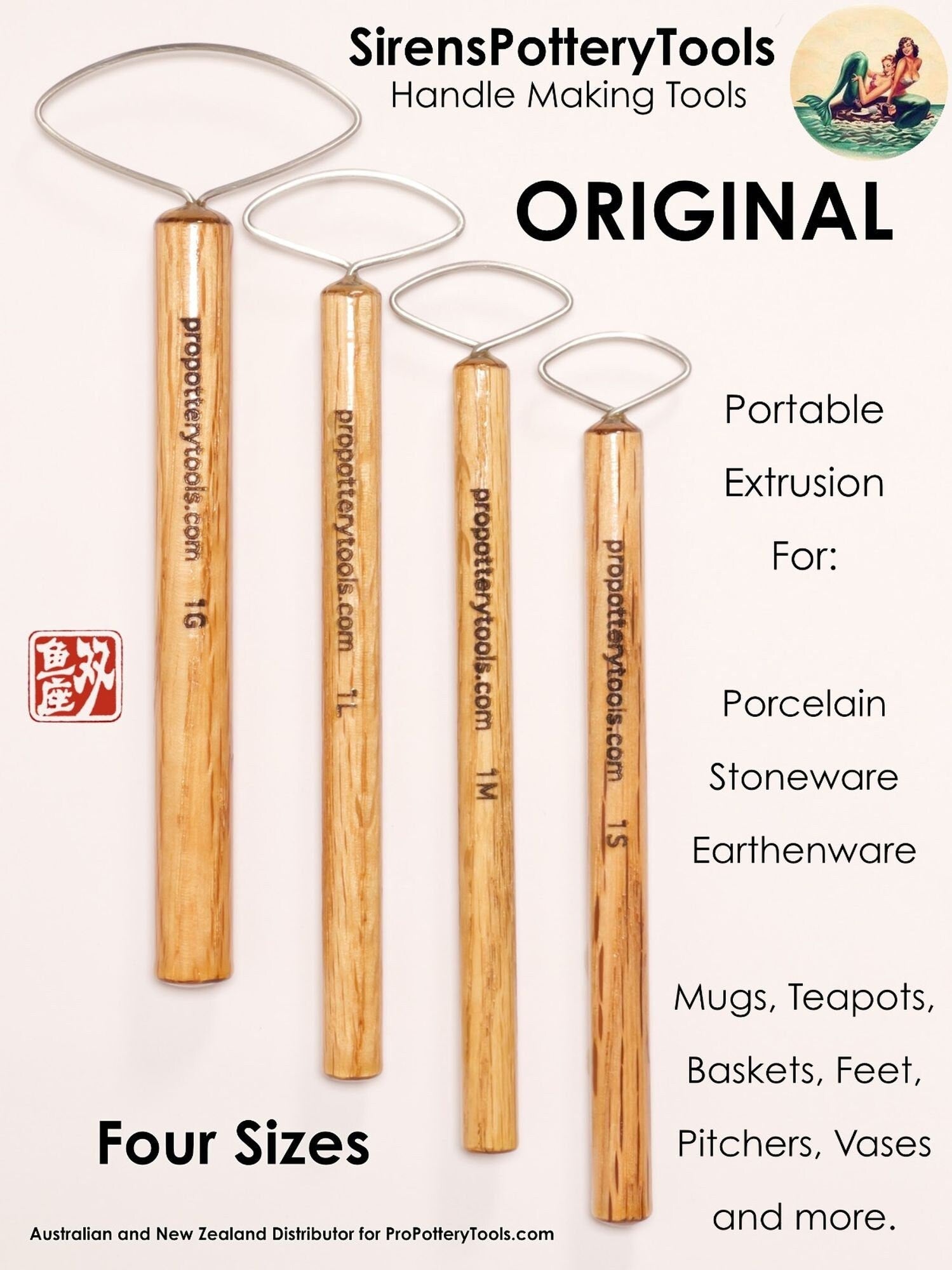 Original 1 Series Handle Makers - Pro Pottery Tools Original USA Hand ...