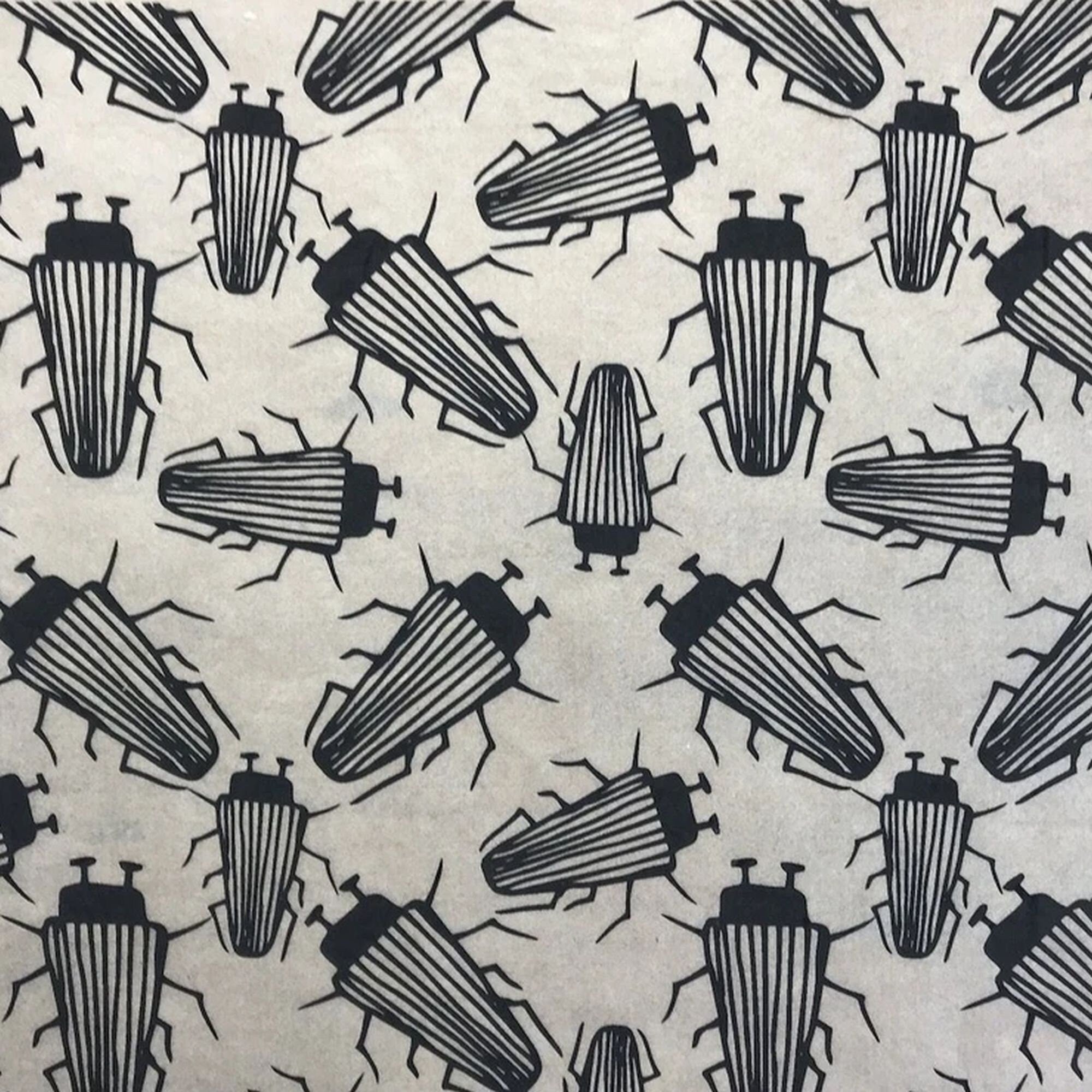 Beetles - X Large Ceramic Underglaze Transfer Sheet by Elan Transfers ...