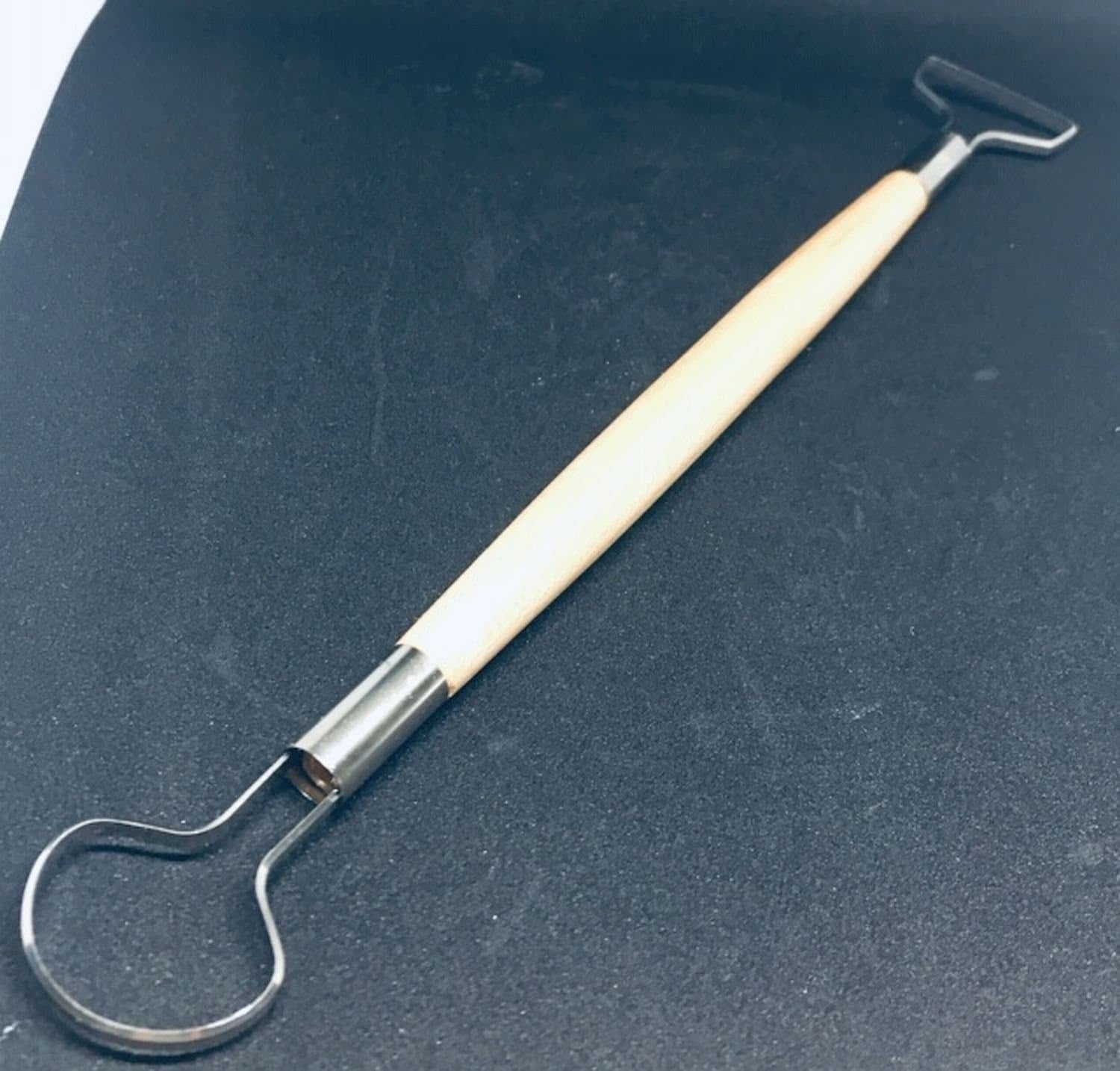 9" Double Ended Pottery Turning Ribbon Tool 230mm for Turning Wheel ...