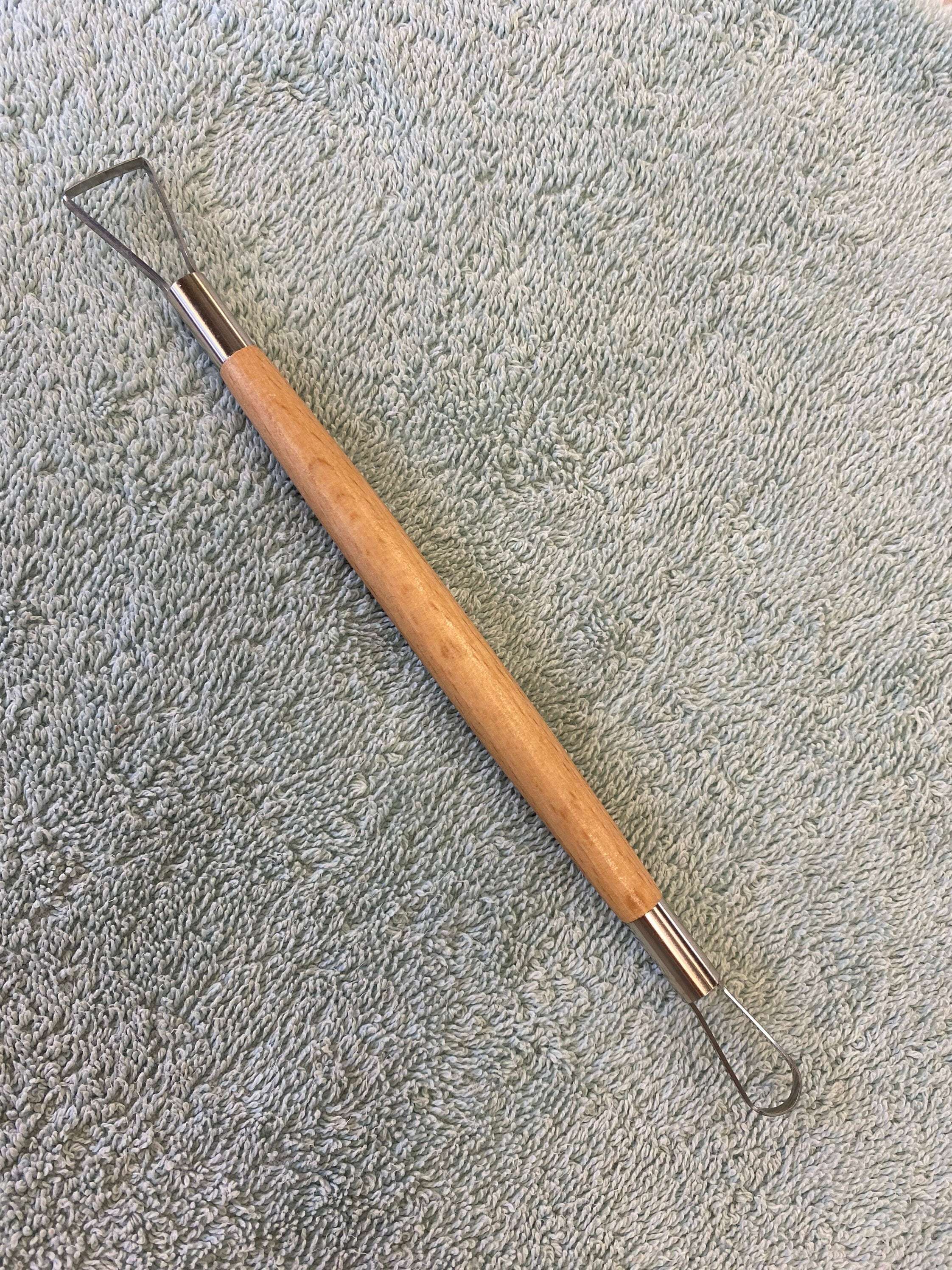 9" Double Ended Pottery Turning Ribbon Tool 230mm for Turning Wheel ...