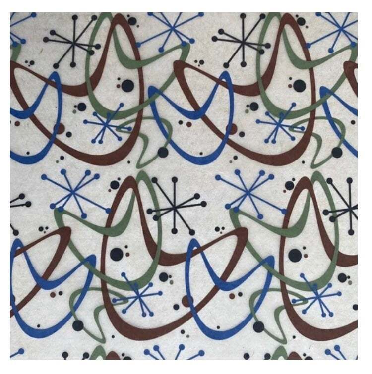 Boomerang - Tri colour - X Large Ceramic Underglaze Pottery Transfer ...